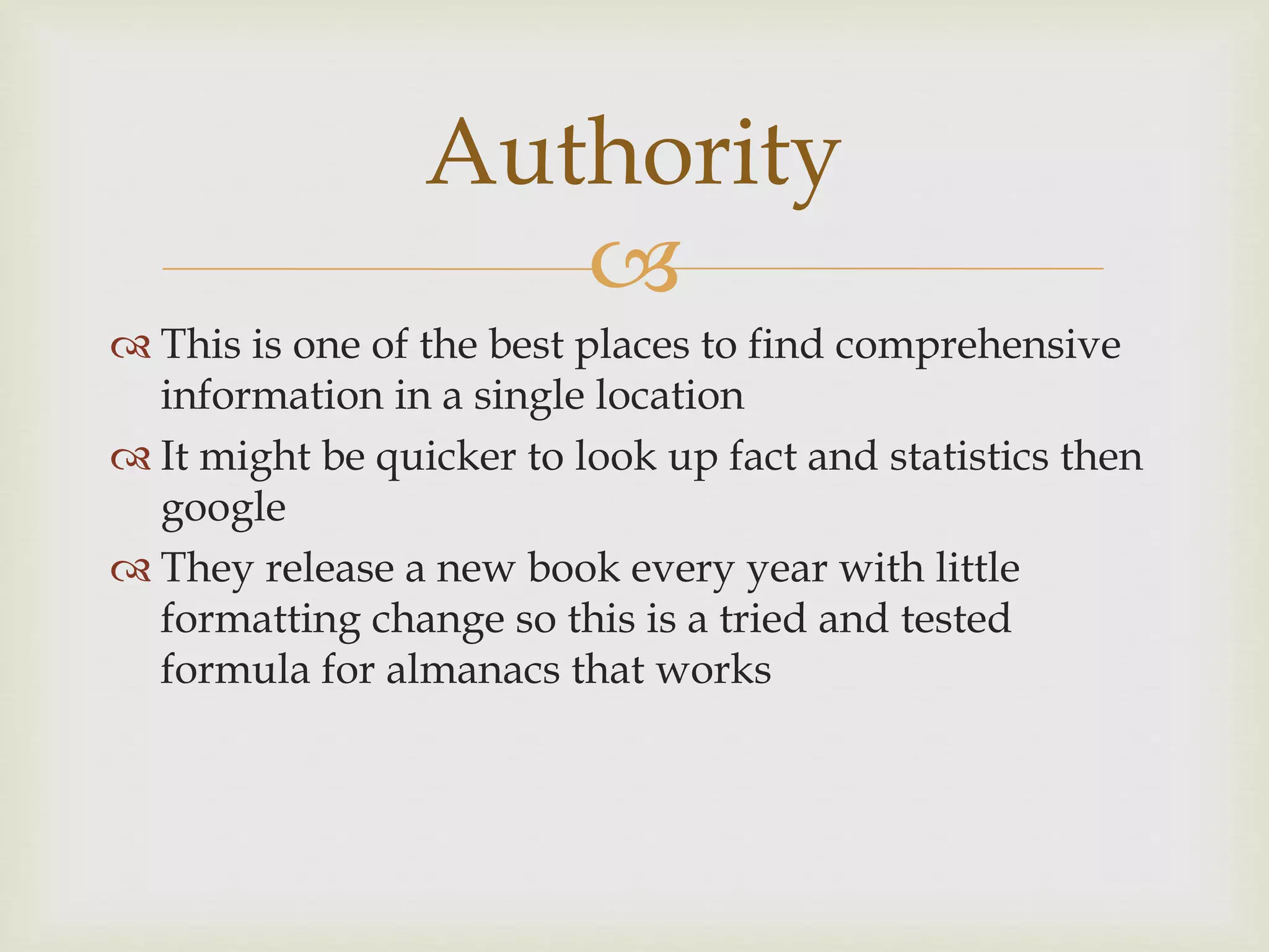 General facts the world almanac and book of facts 2016 | PPTX