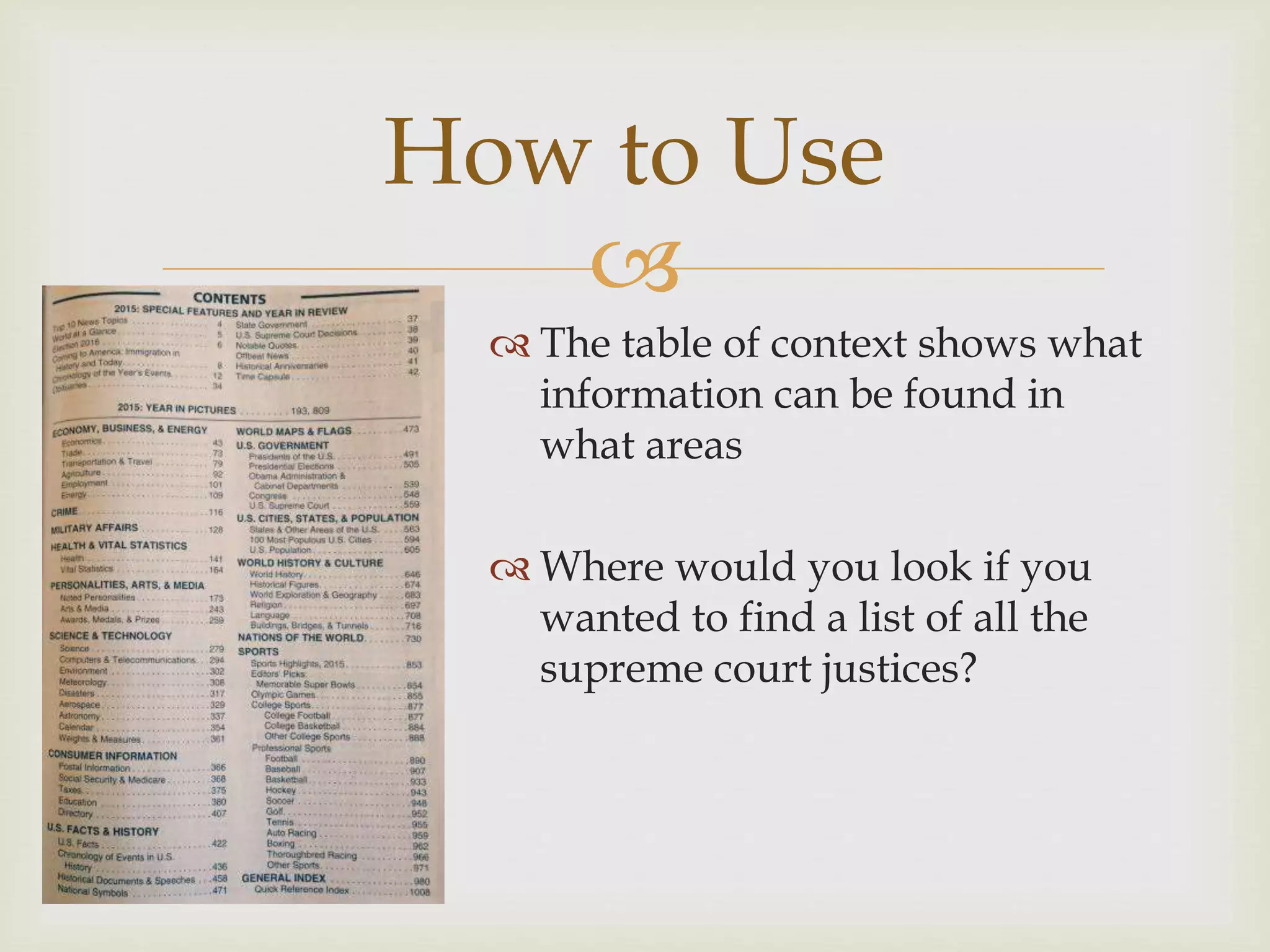 General facts the world almanac and book of facts 2016 | PPT