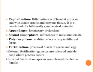 General features of animals, biodiversity, biology | PDF