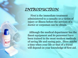 General first aid | PPTX