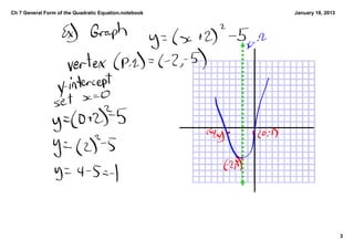 General form of the quadratic equation | PDF