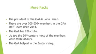 General gaa presentation | PPTX