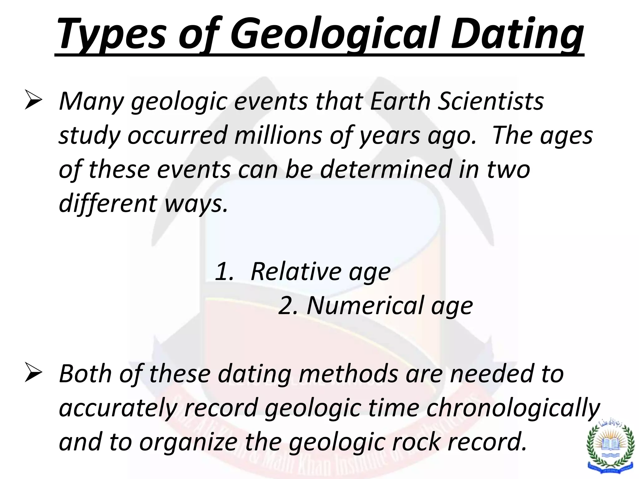 geochronolgy and age of earth | PPTX