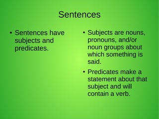 General Grammar | ODP