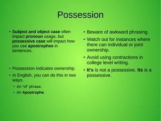 General Grammar | ODP