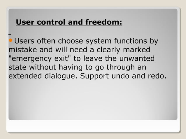 Usability Engineering General guidelines | PPT | Operating Systems | Computer Software and ...