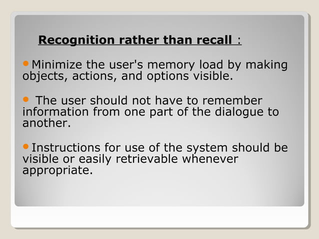 Usability Engineering General guidelines | PPT | Operating Systems | Computer Software and ...