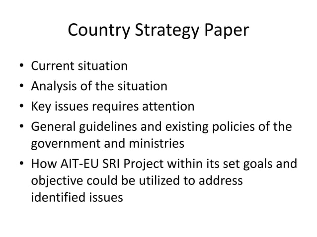 General guidelines for developing country strategy papers 11042013 | PDF
