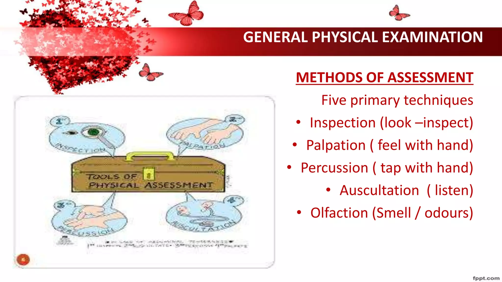 General health assessment and history taking | PPTX