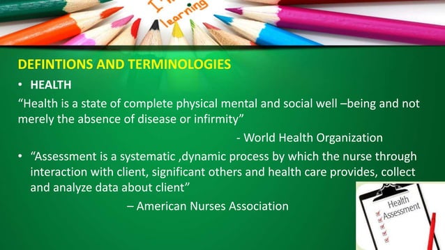 General health assessment and history taking | PPTX