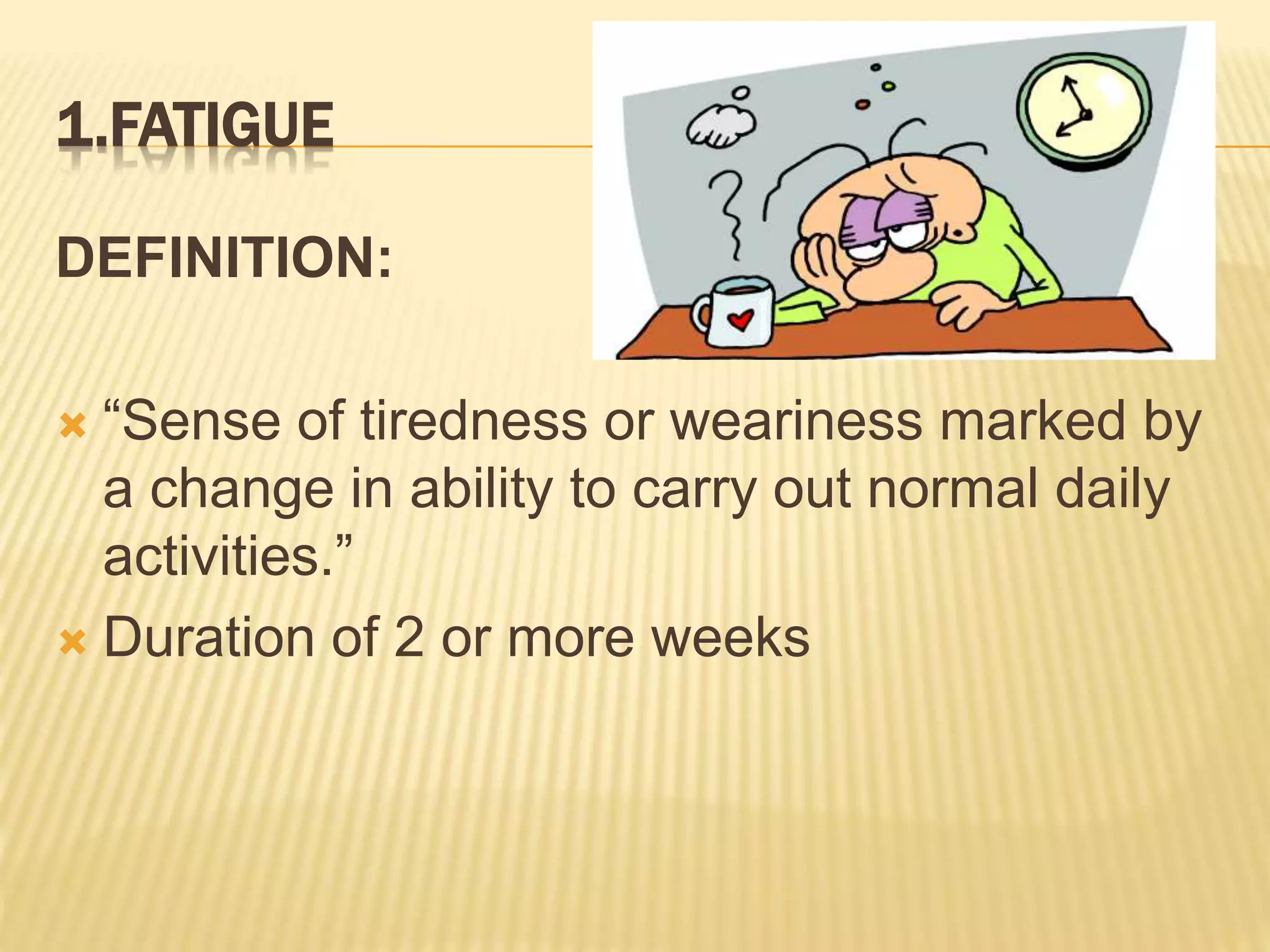 GENERAL HEALTH CONDITIONS | PPTX