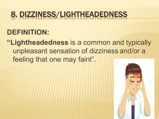 GENERAL HEALTH CONDITIONS | PPTX