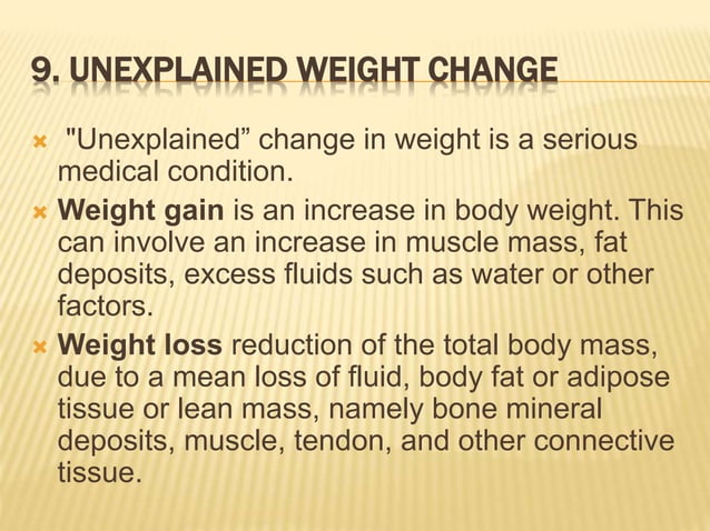 GENERAL HEALTH CONDITIONS | PPTX