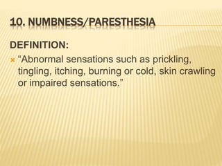GENERAL HEALTH CONDITIONS | PPTX