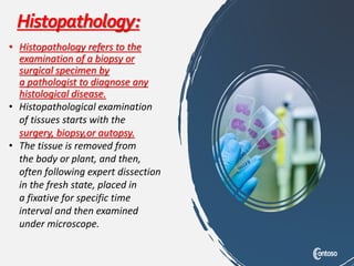 General histo pathology | PPTX