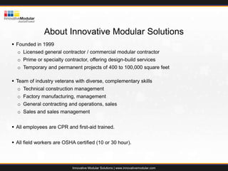 Accelerated Hybrid Construction for Education Facilities | PPTX