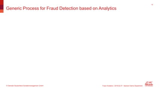 Generali - Fraud Analytics | PPTX | Databases | Computer Software and Applications