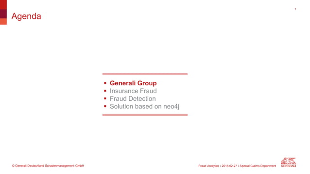 Generali - Fraud Analytics | PPTX | Databases | Computer Software and Applications