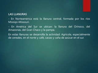 Generalidades de América. Características de su espacio Geográfico. | PPTX