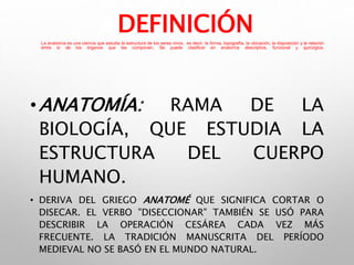 Generalidades de Anatomía 3CUAT 2022.ppt