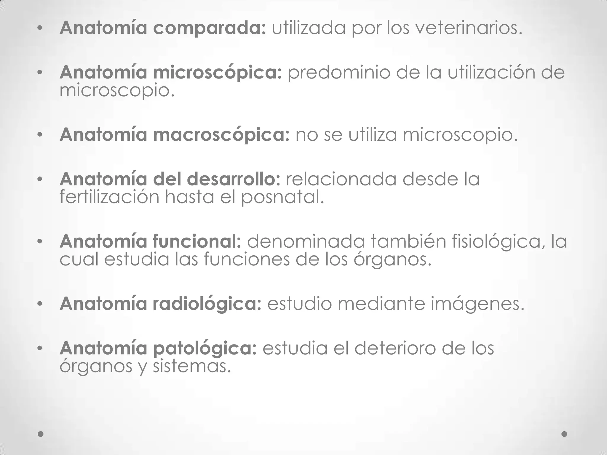 Generalidades de anatomia | PPTX