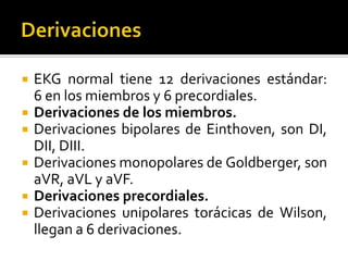 Generalidades de ekg | PPTX
