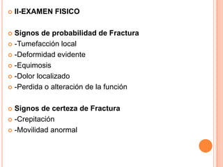 Generalidades de fractura cjmt | PPT