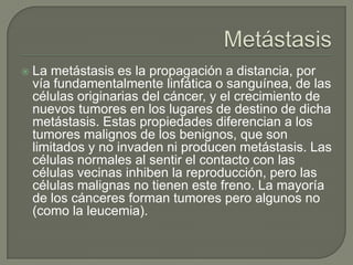 Generalidades del cáncer | PPTX