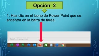 Generalidades e interfaz power point | PPTX