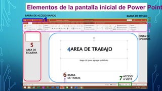 Generalidades e interfaz power point | PPTX