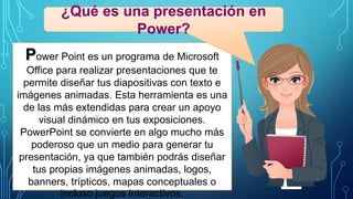 Generalidades e interfaz power point | PPTX