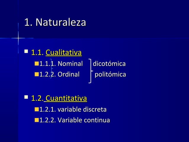 Generalidades sobre la noción de variable | PPT