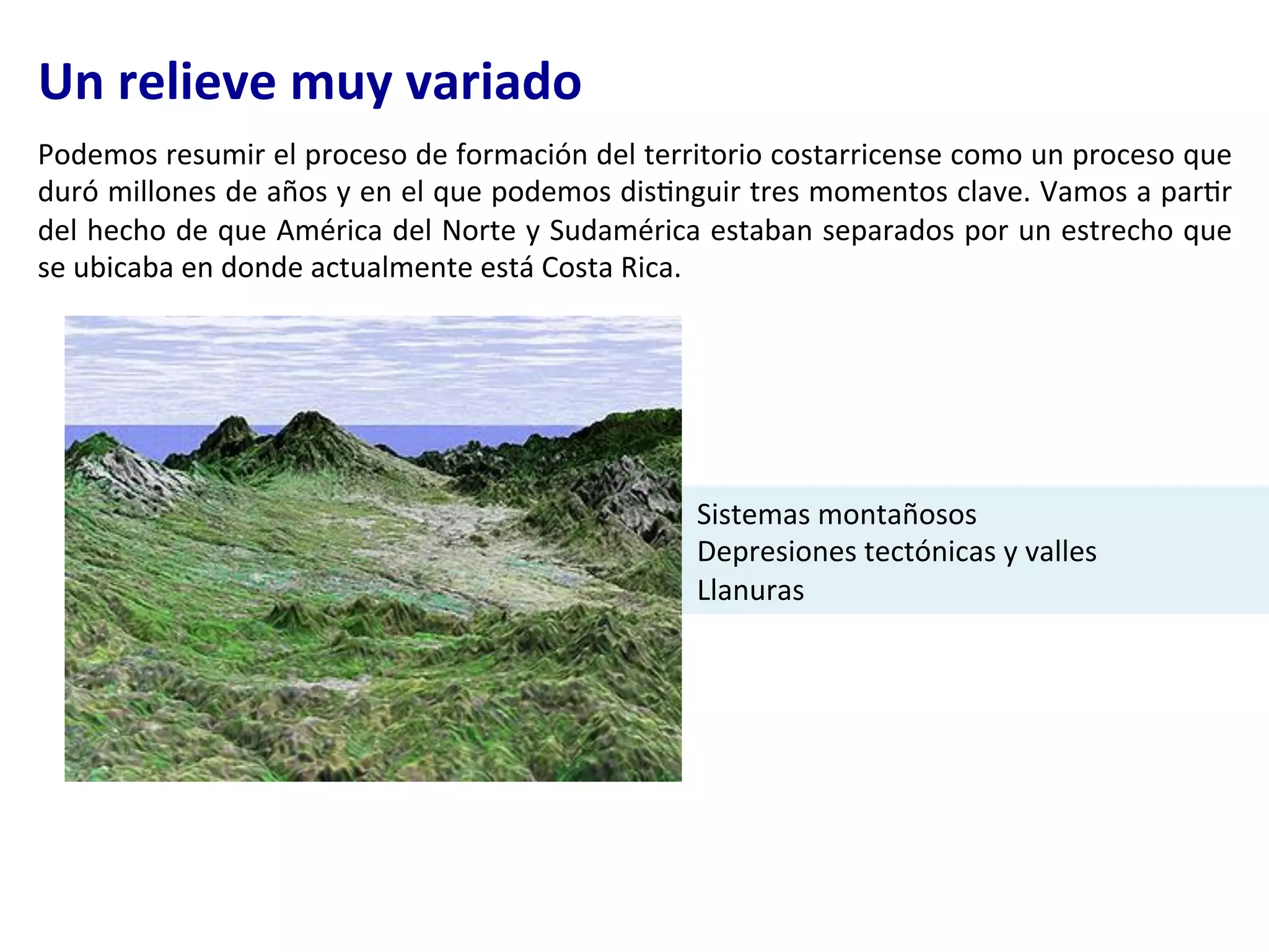 Generalidades y origen del relieve de Costa Rica | PDF | South America ...