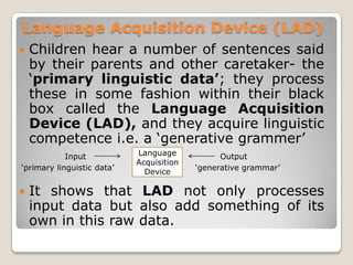General ideas of Language Acquisition | PPSX
