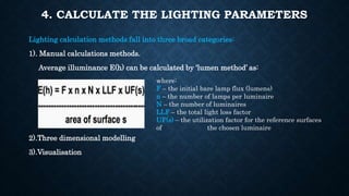 General illumination design | PPTX
