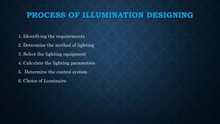 General illumination design | PPTX