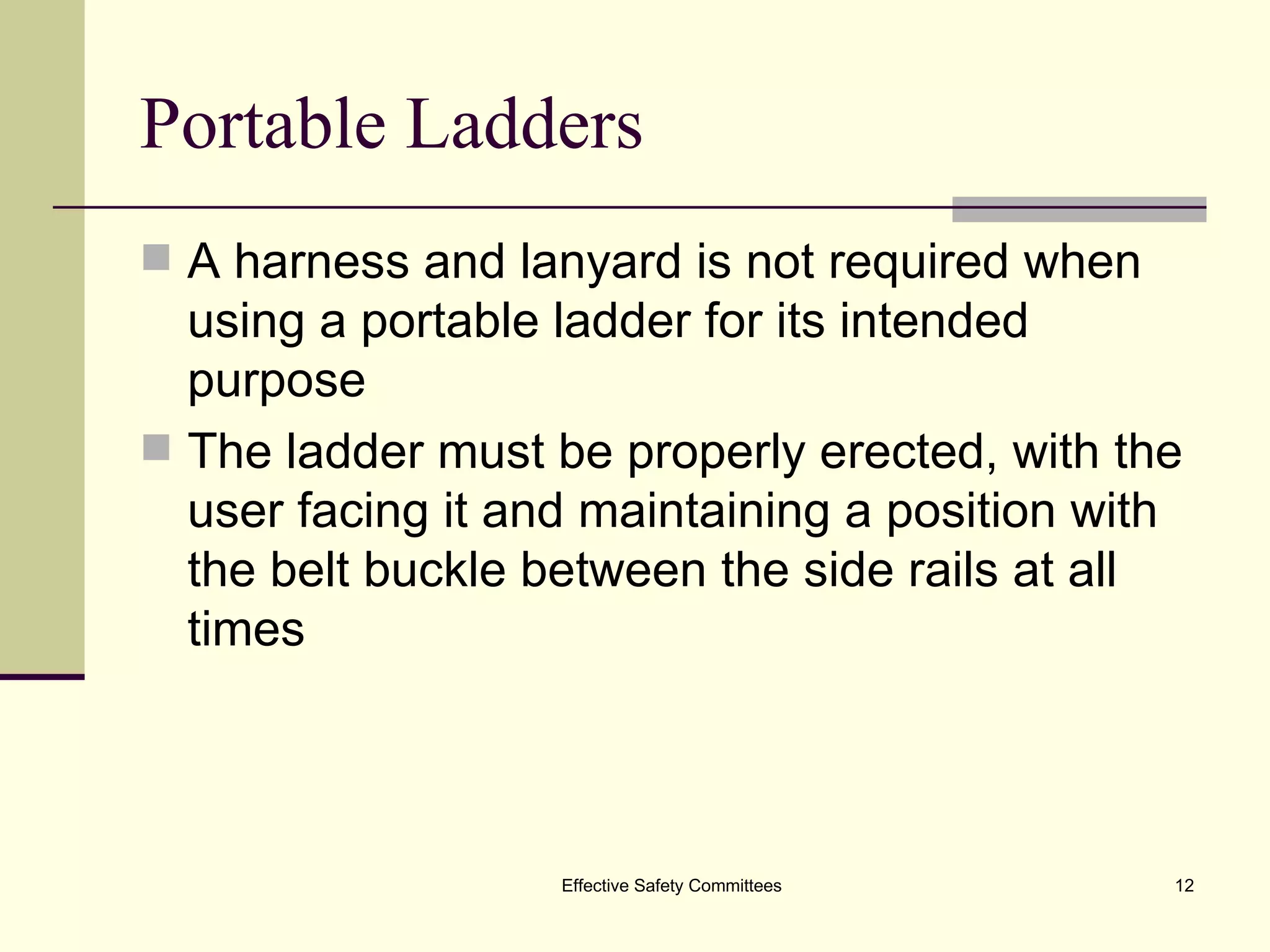 General Industry Fall Protection | PPT