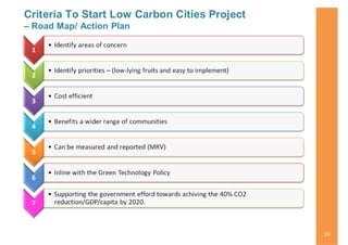 General info on Low Carbon Cities Framework (LCCF) Malaysia | PDF