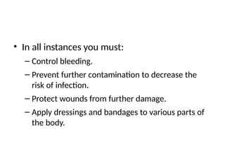 GENERAL INJURIES AND THE ANATOMY AND PHYSIOLOGY OF THE SKIN | PPTX