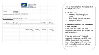 SRM General instructions for teachers | PPTX