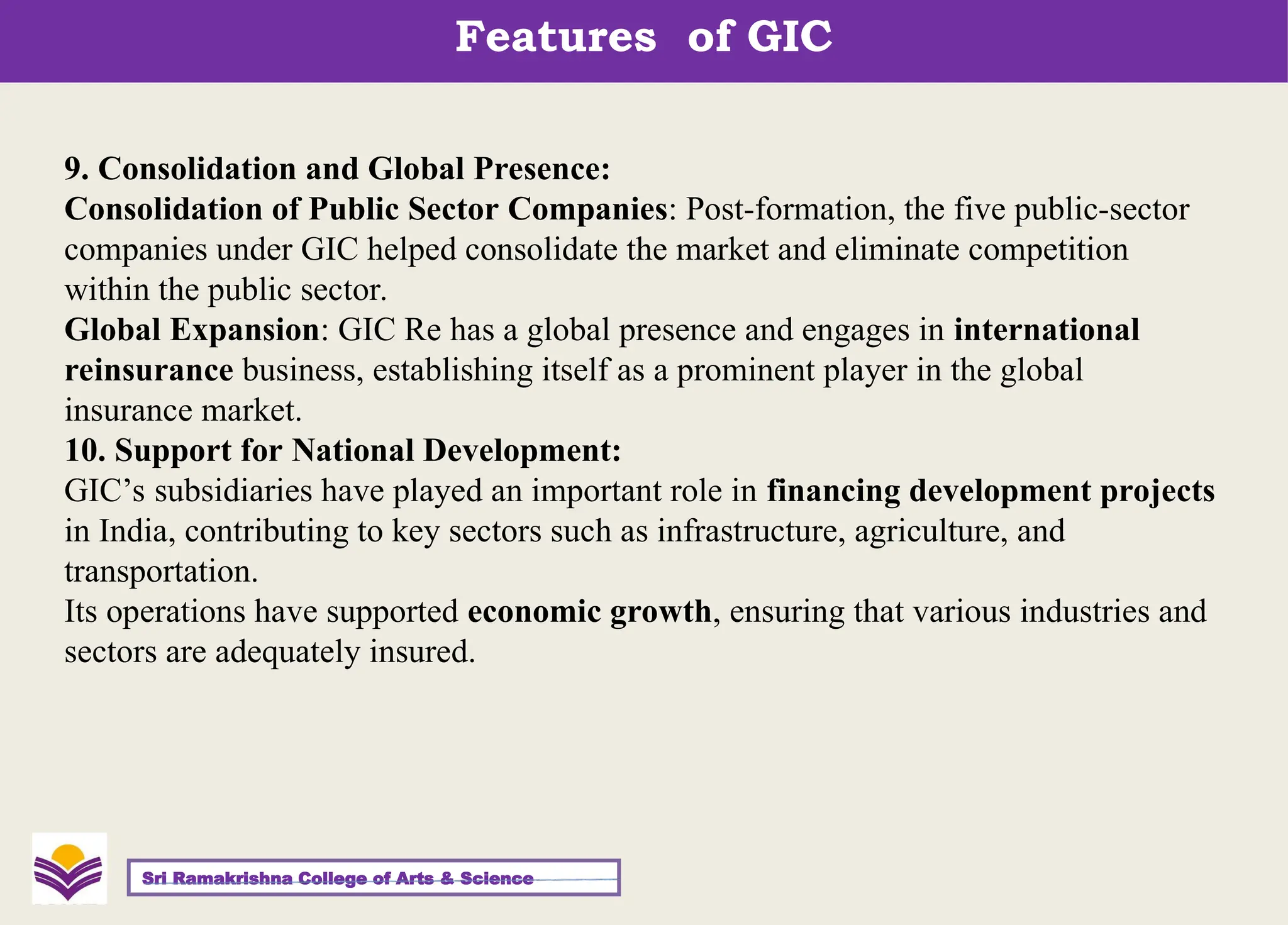 General Insurance Act - Features, Types.ppt