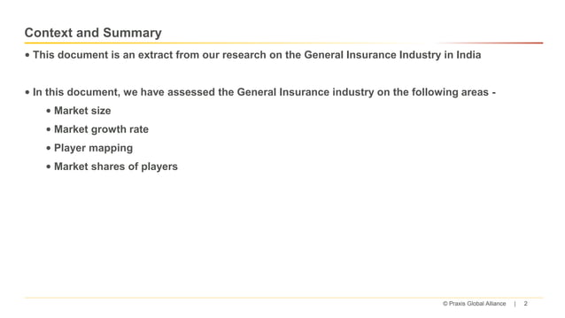 General Insurance Industry in India | PDF
