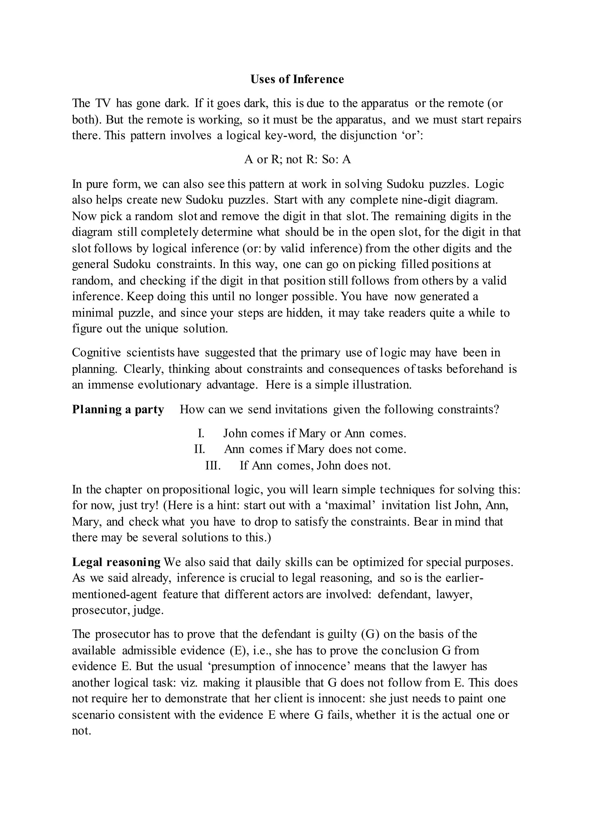 General introduction to logic | DOCX