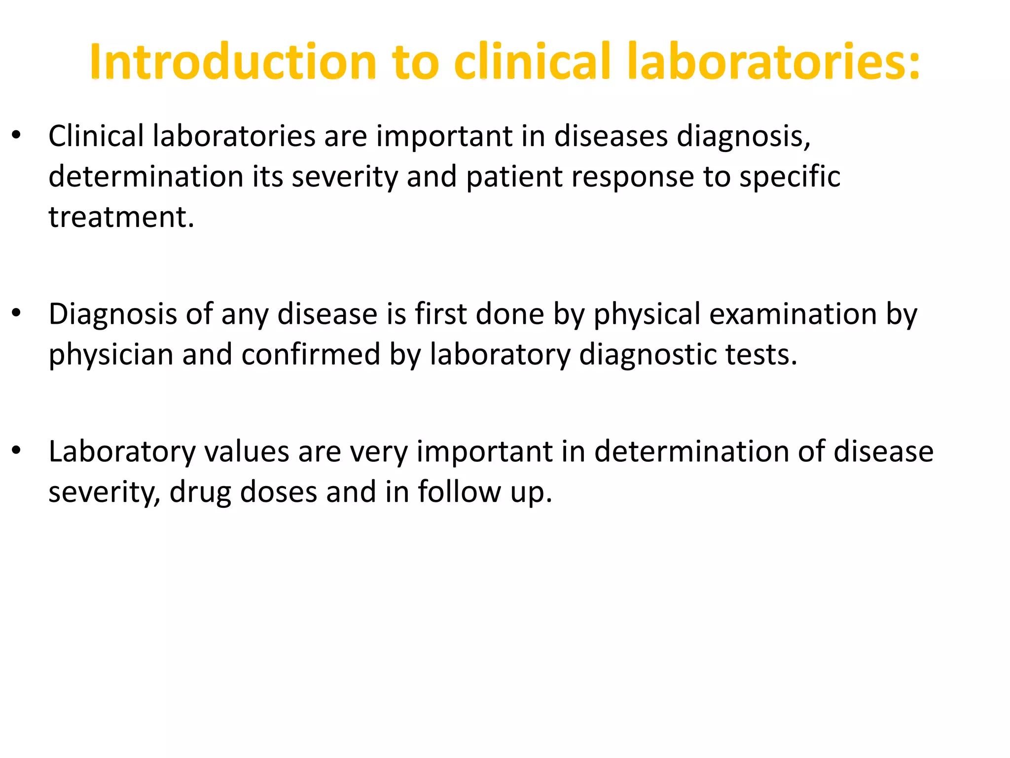 GENERAL INTRODUCTION TO CHEMICAL PATHOLOGY-SPECIMENS COLLECTION BY DR ...