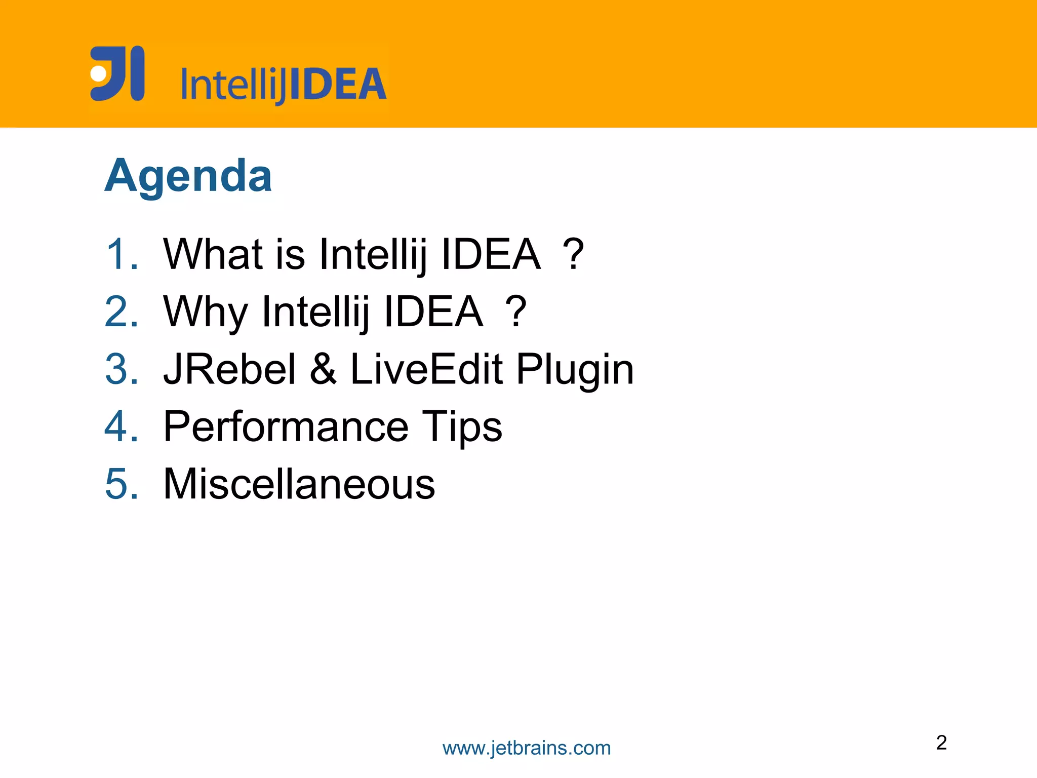 General introduction to intellij idea | PPT