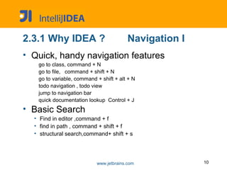 General introduction to intellij idea | PPT