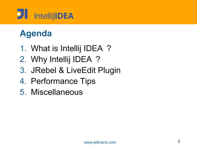 General introduction to intellij idea | PPT