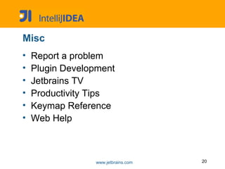 General introduction to intellij idea | PPT