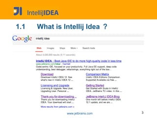 General introduction to intellij idea | PPT