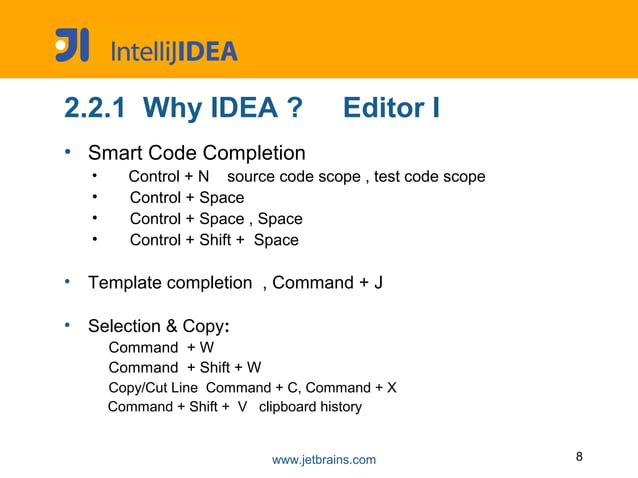 General introduction to intellij idea | PPT